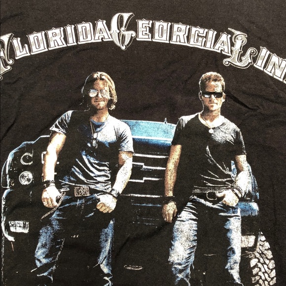 Tops | Nwot Florida Georgia Line Official Merch Concert T Shirt 213 ...